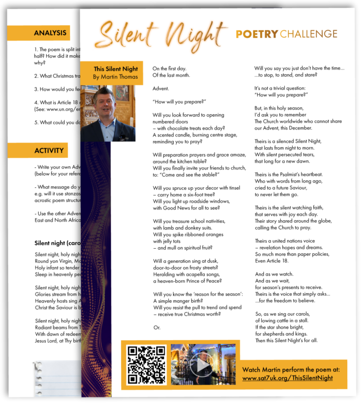 Silent Night Poetry Challenge » SAT-7 UK